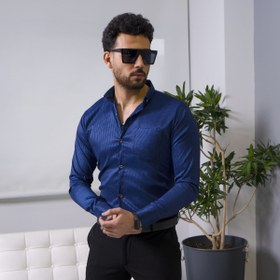 خرید و قیمت پيراهن مردانه رنگ سرمه اي مدل Advit | ترب