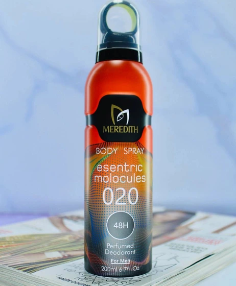 خرید و قیمت اسپری بدن مردیت مردانه مدل مولکول 020 | Meredith Body Spray ...