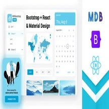 خرید و قیمت قالب و کیت رابط کاربری MDB React PRO | ترب