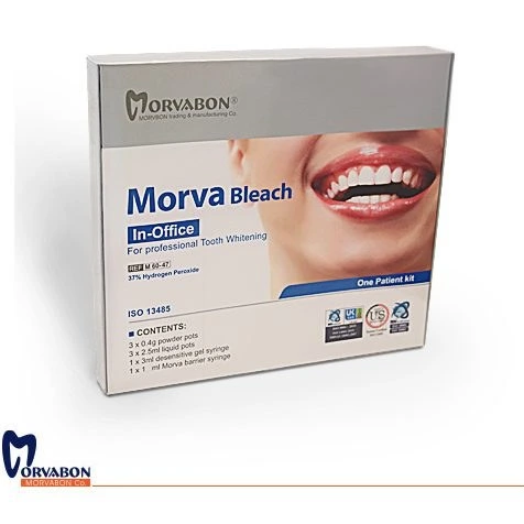 خرید و قیمت کیت بلیچینگ / Morva-Bleach Home کیت بلیچینگ افیس مروابن بدون نیاز به نور | ترب