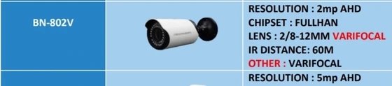 خرید و قیمت دوربین مداربسته BN-802V - 5 عدد | ترب