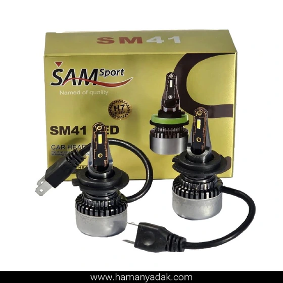 خرید و قیمت هدلایت H7 دو خار مدل SM41 برند سام | ترب