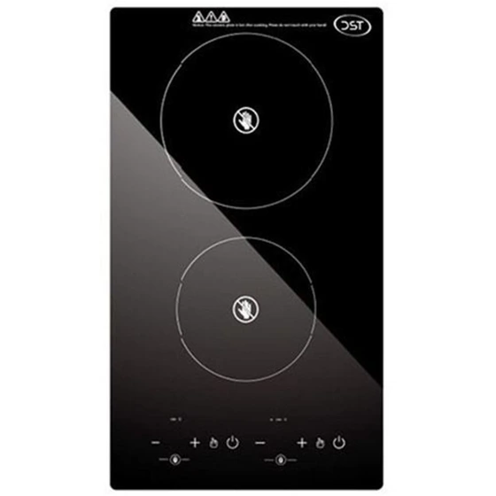 خرید و قیمت اجاق گاز شیشه ای برقی 2 شعله مدل T2-V02 دی اس تیDST | ترب