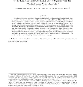 خرید و قیمت دانلود کتاب Joint Key-frame Extraction and Object Segmentation for Content-based ...