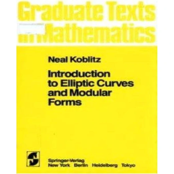 خرید و قیمت دانلود کتاب Introduction To Elliptic Curves And Modular