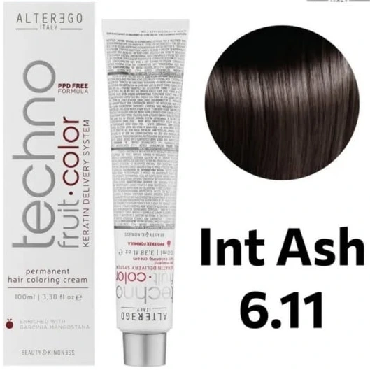 خرید و قیمت رنگ مو آلترگو (تکنو کالر) بلوند دودی تیره اکسترا (6.11 ...