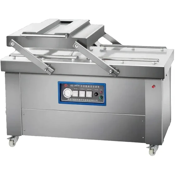 خرید و قیمت دستگاه بسته بندی وکیوم دو کابین DZ600SB| صنعتی و پرقدرت | ترب