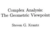 خرید و قیمت دانلود کتاب Complex analysis: The geometric viewpoint 1990 ...