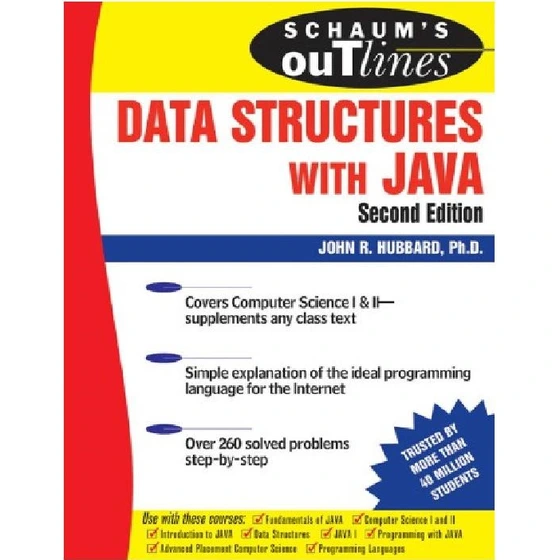 خرید و قیمت دانلود کتاب Schaum's outline of data structures with Java | ترب