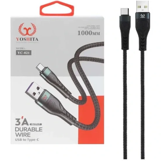 خرید و قیمت کابل شارژ فست YOSHITA Type-C مدل YC-005 | ترب
