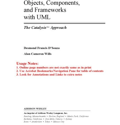 خرید و قیمت دانلود کتاب Objects, Components, and Frameworks with UML : The Catalysis(SM ...