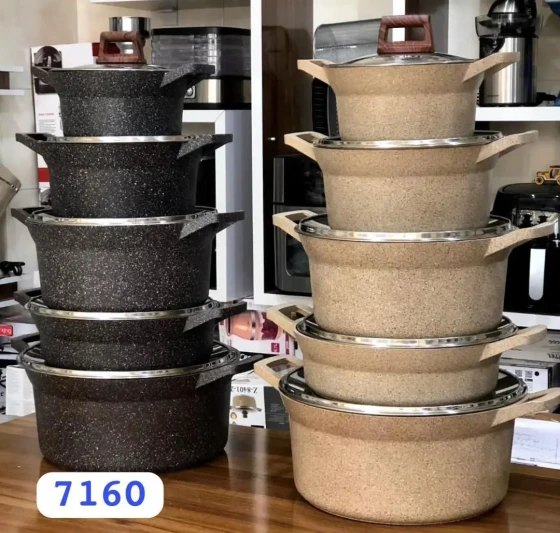 خرید و قیمت سرویس قابلمه 10 پارچه زیو مدل Z-7160 | ترب