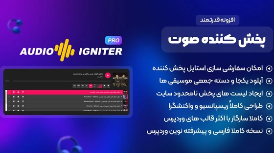 خرید و قیمت افزونه AudioIgniter Pro | افزونه قدرتمند پخش کننده صوت برای سایت های وردپرسی | ترب