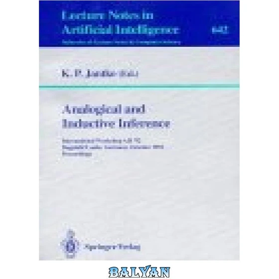 خرید و قیمت دانلود کتاب Analogical and Inductive Inference ...