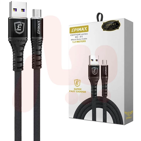 خرید و قیمت کابل شارژ سیلکونی کنفی میکرو اپیمکس Epimax EC 01 | ترب