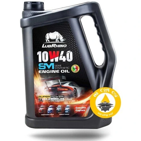 خرید و قیمت روغن موتور SM 10W-40 Semi روغن موتور بنزینی SEMI،SYNTHETIC حجم 5لیتر | ترب