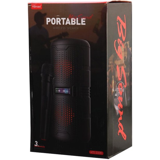 خرید و قیمت اسپیکر بلوتوثی کی برود KTS-2205 + میکروفون | ترب
