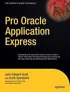 خرید و قیمت دانلود کتاب Pro Oracle application express | ترب