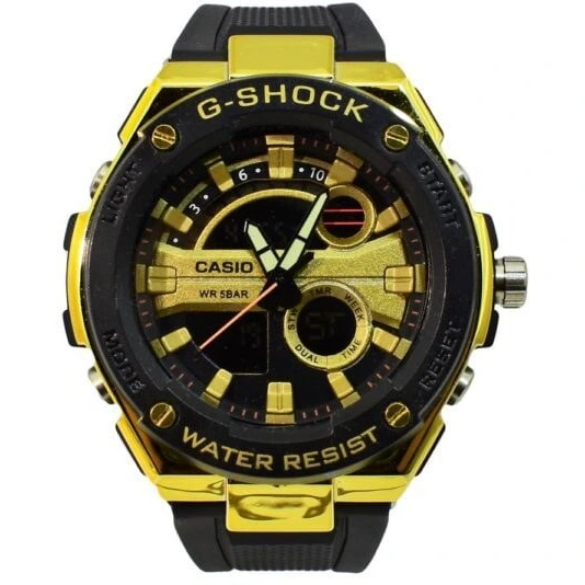 خرید و قیمت ساعت CASIO G SHOCK HSD 013 کاسیو جی شاک N جدید دوزمانه آنتی ...