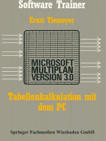 خرید و قیمت دانلود کتاب Tabellenkalkulation mit Microsoft Multiplan 3.0 auf dem PC ویرایش 1 | ترب