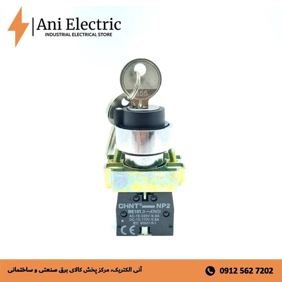 خرید و قیمت کليد فرمان چینت دو طرفه سوئيچ دار NP2-BG33 | ترب