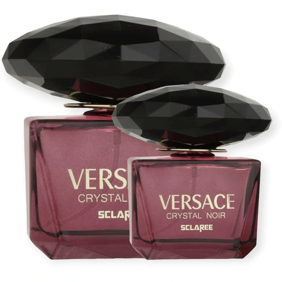 خرید و قیمت ادکلن زنانه اسکلاره شیشه اصلی ورساچه کریستال نویر مدل Sclaree Versace Crystal Noir ...