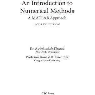 خرید و قیمت دانلود کتاب An Introduction to Numerical Methods. A MatLab Approach [4th ed.] 2019 | ترب
