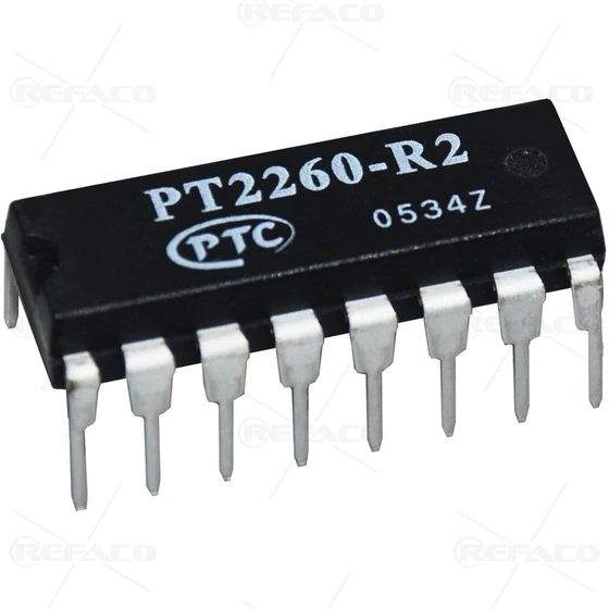 خرید و قیمت آی سی های ریموت PTC 16PIN,DIP,Remote Control Encoder 2Data ...