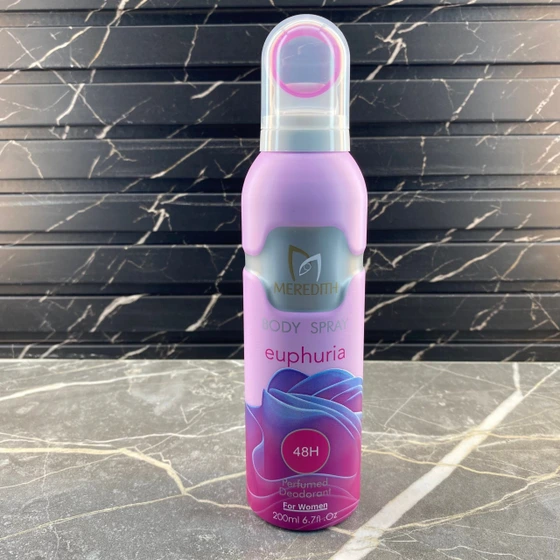 خرید و قیمت اسپری بدن مردیت زنانه مدل ایفوریا | Meredith Body Spray ...
