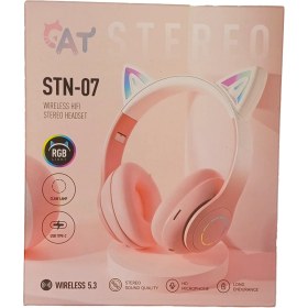 خرید و قیمت هدفون بلوتوثی مدل STN-07 طرح Cat | ترب