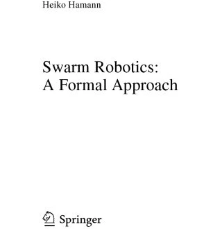 خرید و قیمت دانلود کتاب Swarm Robotics: A Formal Approach 2018 | ترب