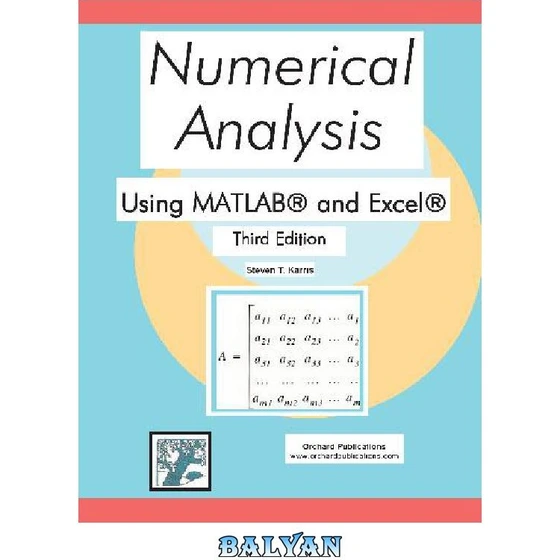 خرید و قیمت دانلود کتاب Numerical Analysis Using Matlab And Excel ترب