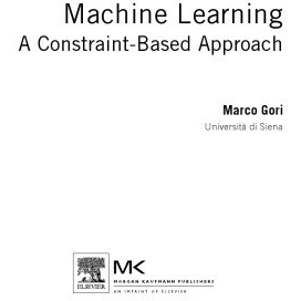 خرید و قیمت دانلود کتاب Machine Learning. A Constraint-based Approach 2018 | ترب