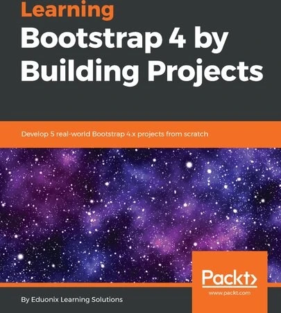 خرید و قیمت دانلود کتاب Learning Bootstrap 4 by Building Projects : Develop 5 Real-World ...