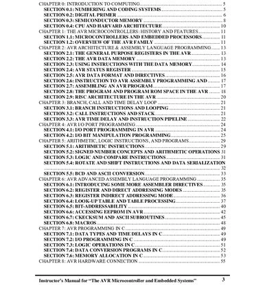 خرید و قیمت دانلود کتاب Solution Manual For The AVR Microcontroller And ...