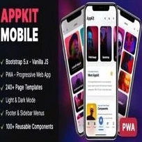خرید و قیمت دانلود قالب AppKit Mobile | ترب