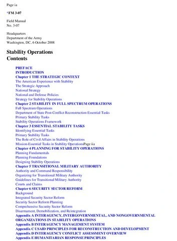 خرید و قیمت دانلود کتاب The U.S. Army Stability Operations Field Manual ...