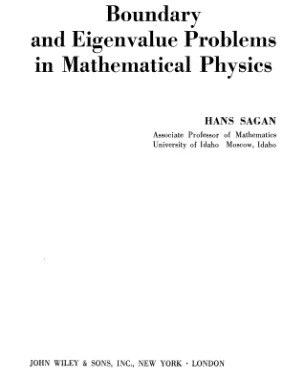 خرید و قیمت دانلود کتاب Boundary and Eigenvalue Problems in Mathematical Physics. [First Edition ...