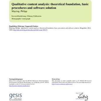 خرید و قیمت دانلود کتاب Qualitative content analysis: theoretical foundation, basic procedures ...