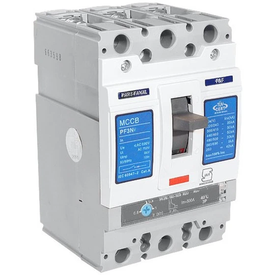 خرید و قیمت کلید اتوماتیک قابل تنظیم 16 آمپر پارس فانال مدل PF3N-Adj-160 | ترب