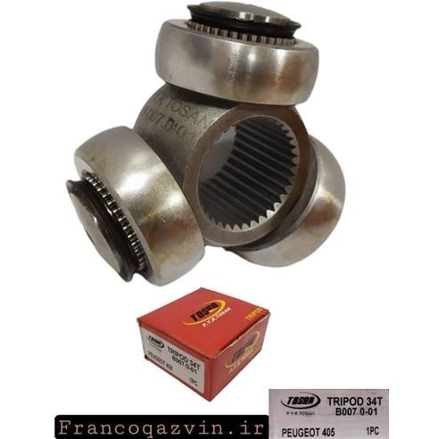 خرید و قیمت سه شاخه پلوس پژو 405 – 34 خار بزرگ TOSAN | ترب