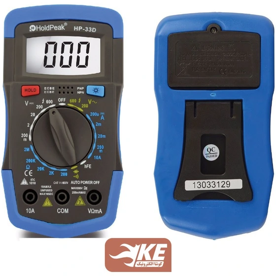 خرید و قیمت مولتی‌متر مدل HP-33D برند HOLDPEAK | ترب