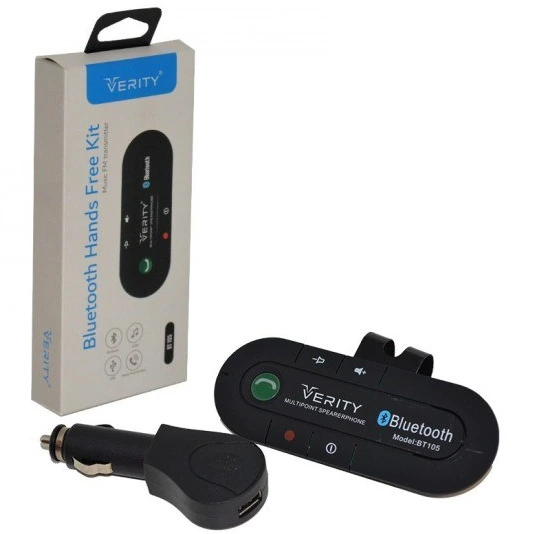 خرید و قیمت شارژر فندکی و گیرنده بلوتوث خودرو وریتی VERITY مدل BT 105 | ترب