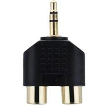 خرید و قیمت تبدیل یک به دو RCA به جک 3.5 میلی متری دایو مدل HQP کد MA81 | ترب