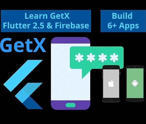 خرید و قیمت آموزش کار با GetX در فلاتر | Learn GetX Flutter 2.8 & Firebase - Build Android & iOS ...
