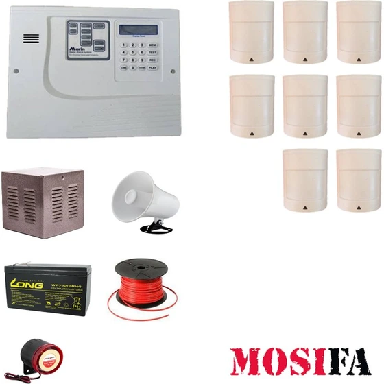 خرید و قیمت پکیج دزدگیر اماکن مارین مدل MPR8 | ترب