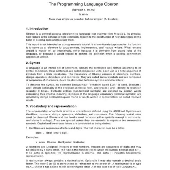 خرید و قیمت دانلود کتاب The programming language Oberon | ترب