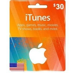 خرید و قیمت گیفت کارت اپل 30 دلاری 30 Apple iTunes Gift Card USA | ترب