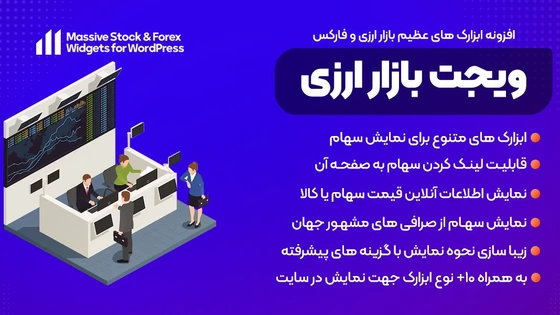 خرید و قیمت افزونه Massive Stock Market & Forex Widgets | ابزارک های ...