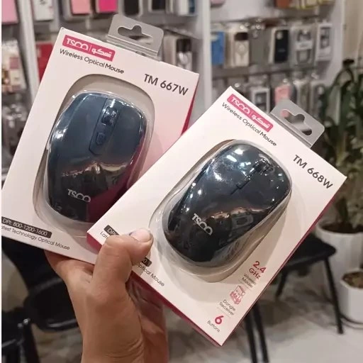خرید و قیمت موس بیسیم تسکو مدل tm667w و tm668w | ترب